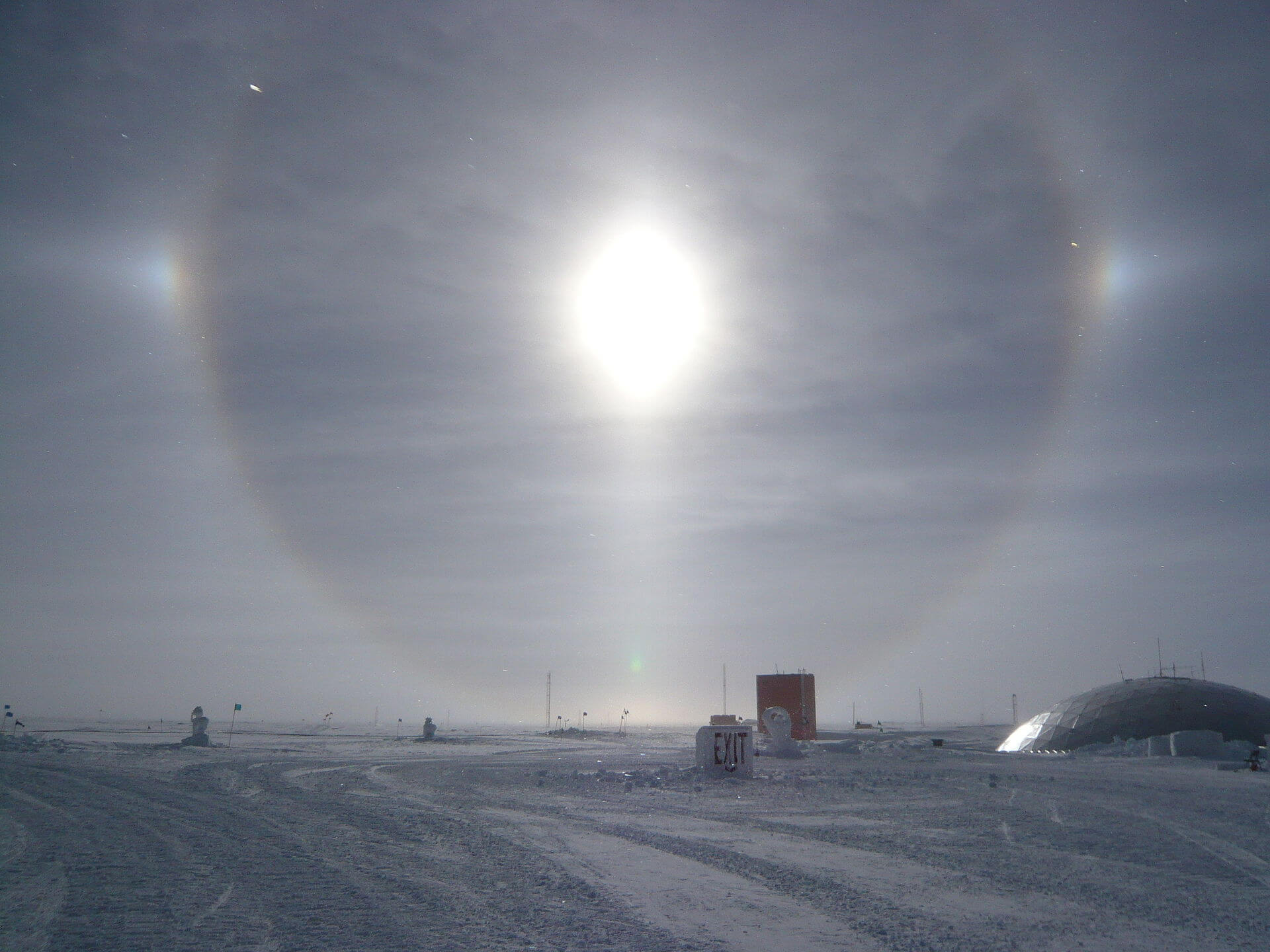 The brilliant displays of halos, sun dogs, and other atmospheric optics