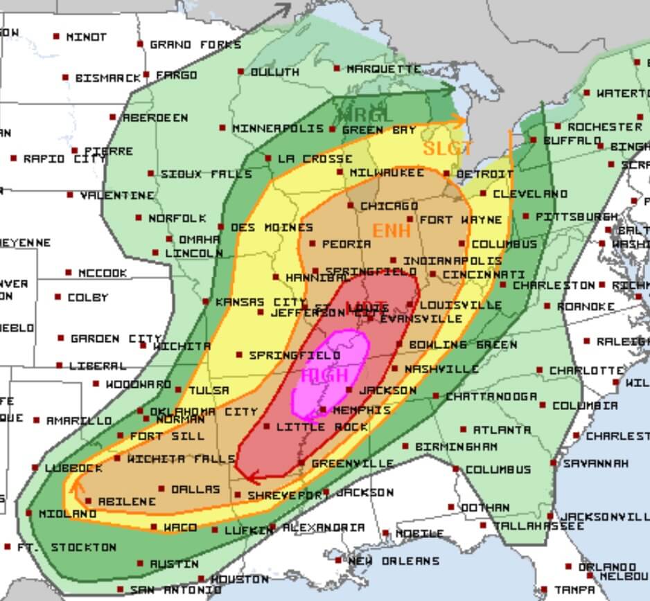 Significant Threat for Violent Tornadoes and Major Flooding – iWeatherNet