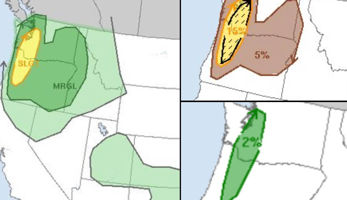 Rare Severe Weather Alert for Pacific Northwest – iWeatherNet
