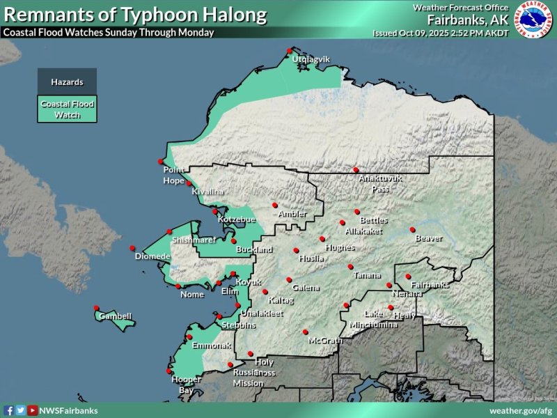 Alaska Coastal Villages Devastated by Fierce Storm: Typhoon Halong’s ...